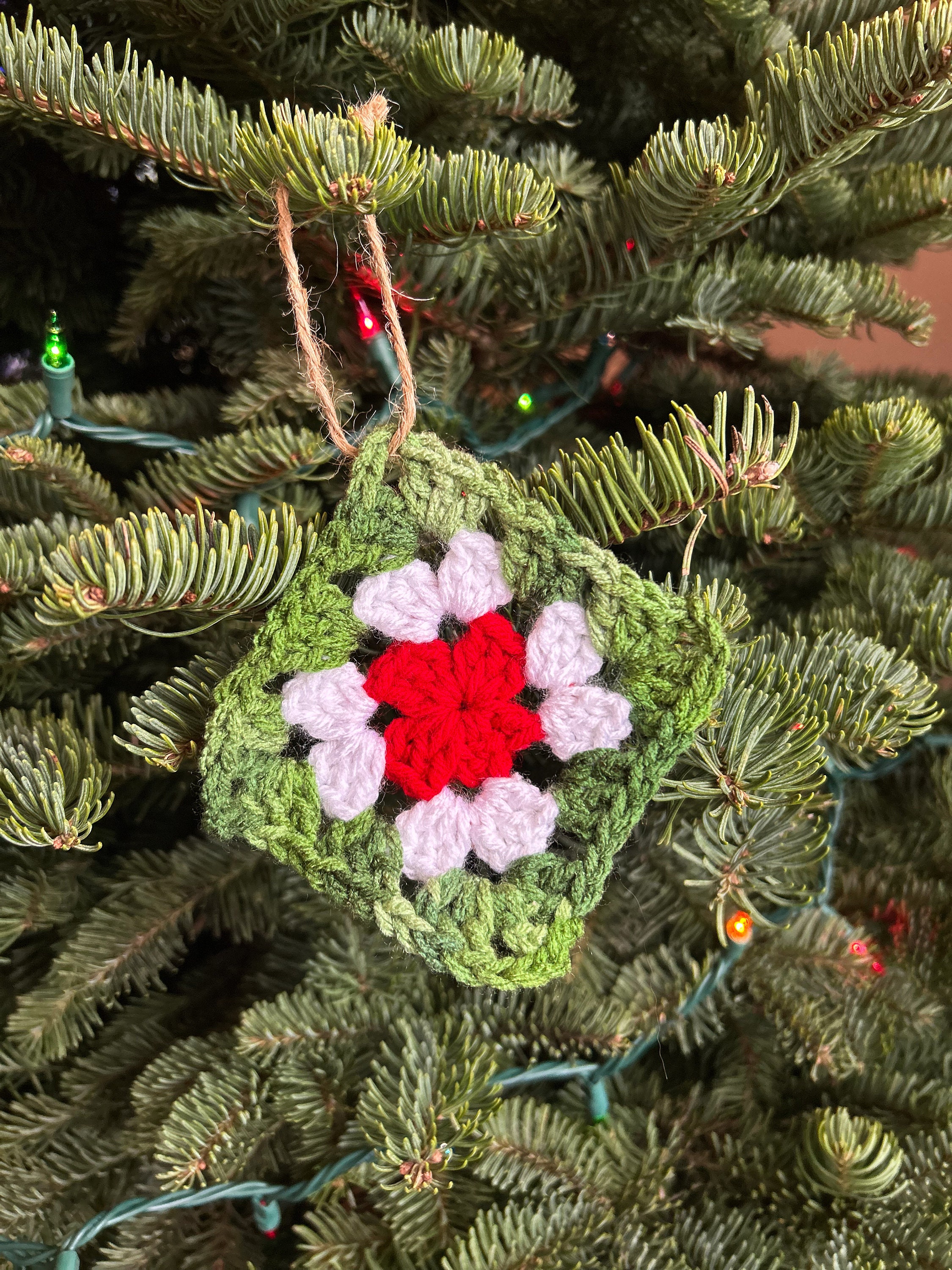 Christmas Granny Square Ornaments - Etsy