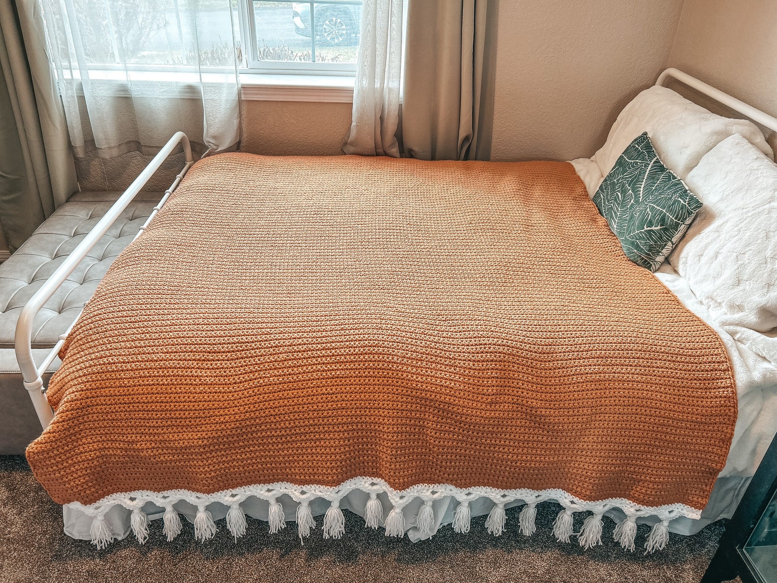 Terracotta Queen Size Blanket - Etsy