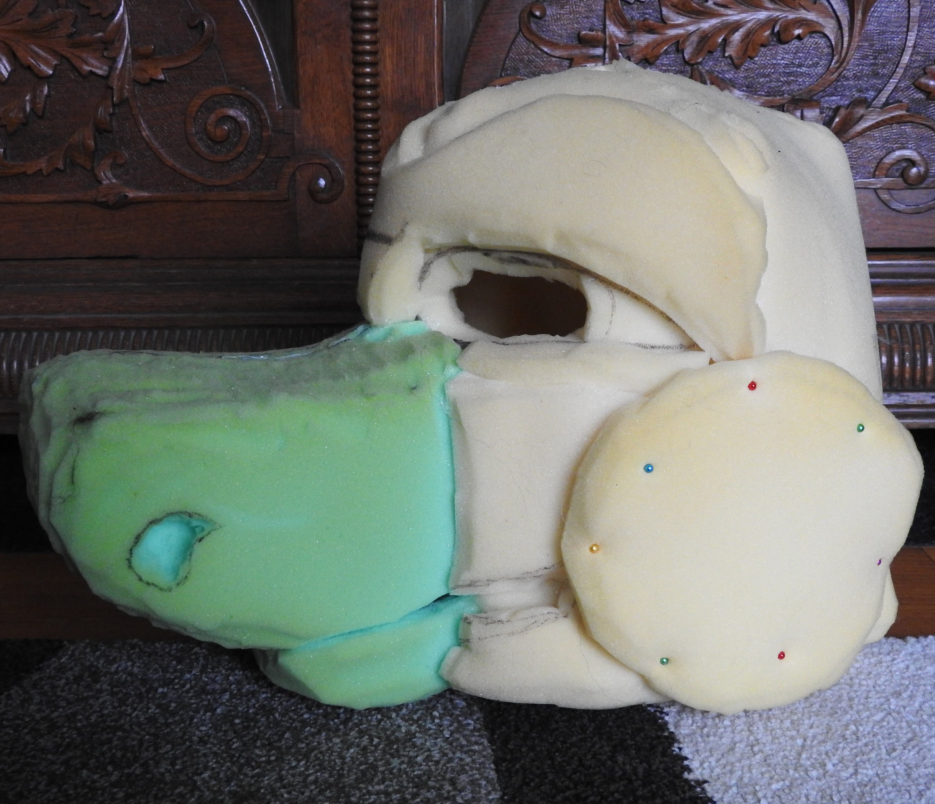 Fursuit Head (UNFINISHED) Manokit - Etsy