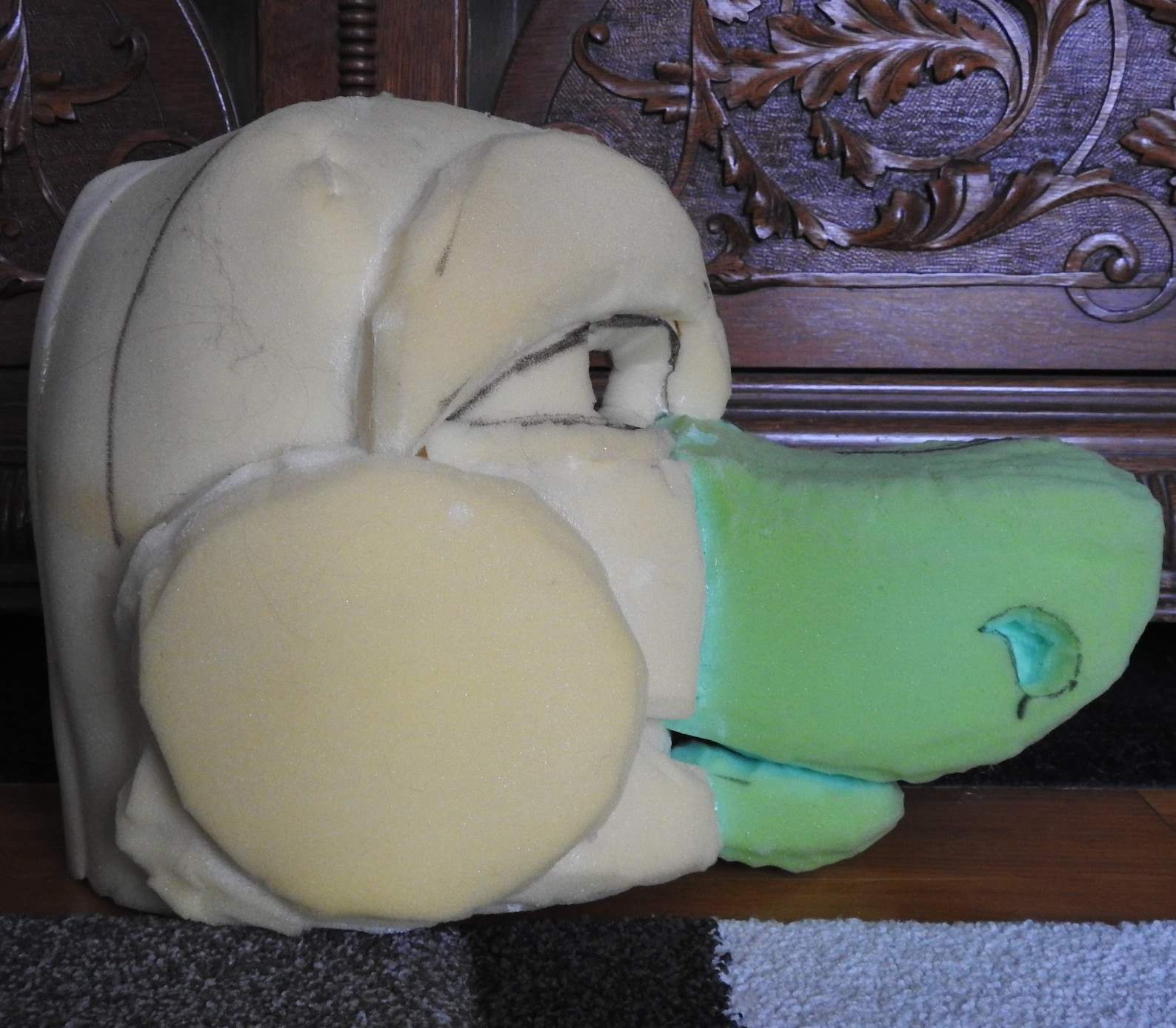 Fursuit Head (UNFINISHED) Manokit - Etsy