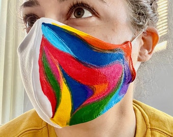 Hand Painted Mask | Etsy
