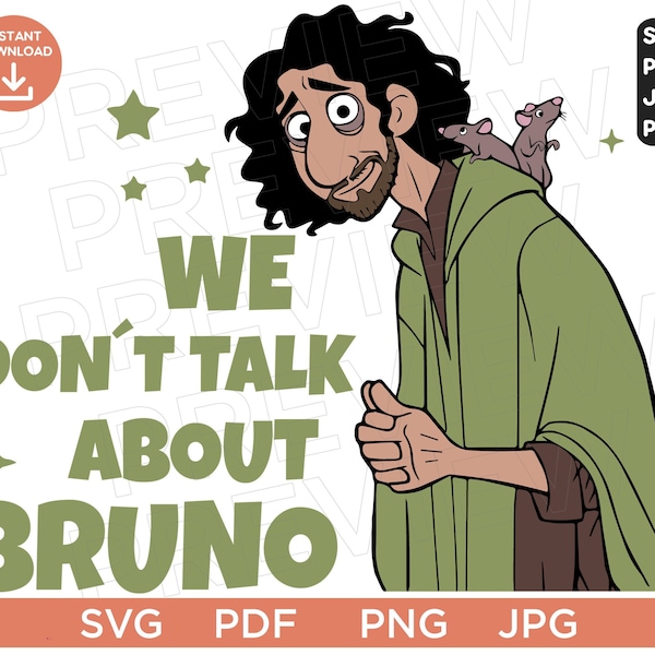 We Dont' Talk About Bruno Svg - Etsy Canada