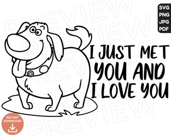 Just Met You Svg - Etsy