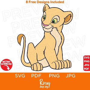 El Rey León SVG Nala Svg Orejas de Disneyland Silueta - Etsy México