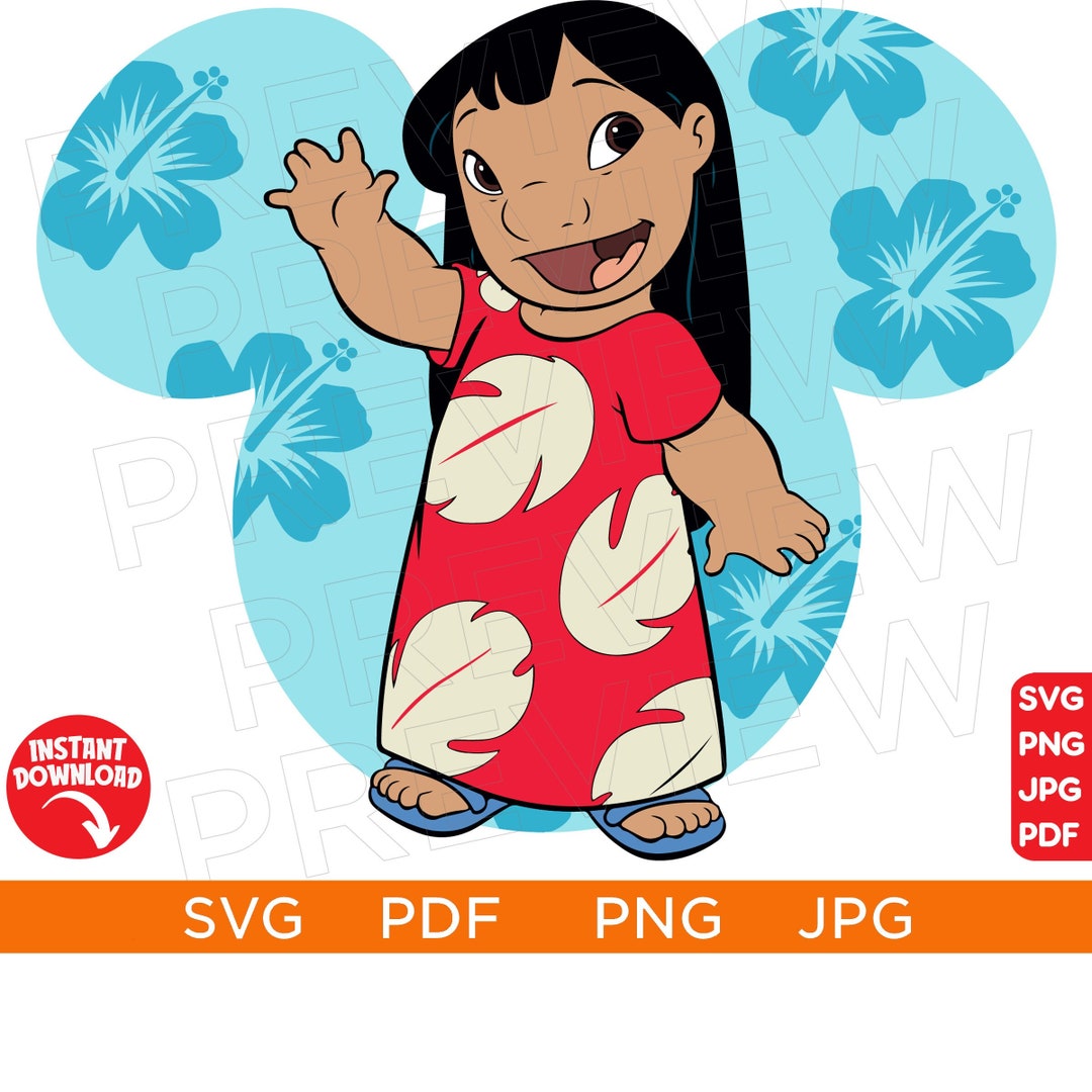 Lilo Hawai Disneyland Svg Lilo and Stitch Svg Ears Svg Png - Etsy