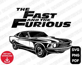 Fast and Furious Svg - Etsy