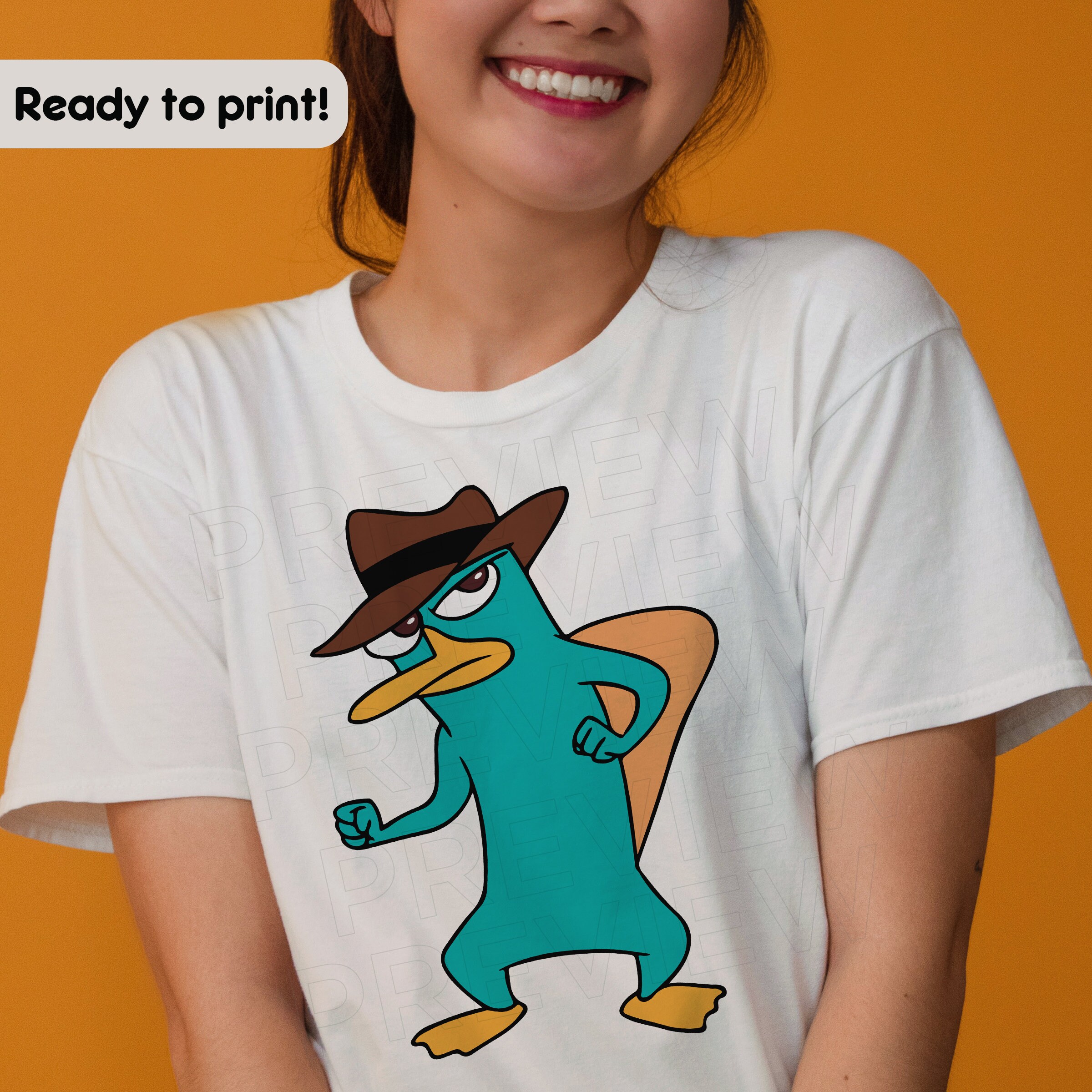Perry the Platypus SVG Phineas and Ferb SVG Disneyland Ears - Etsy ...