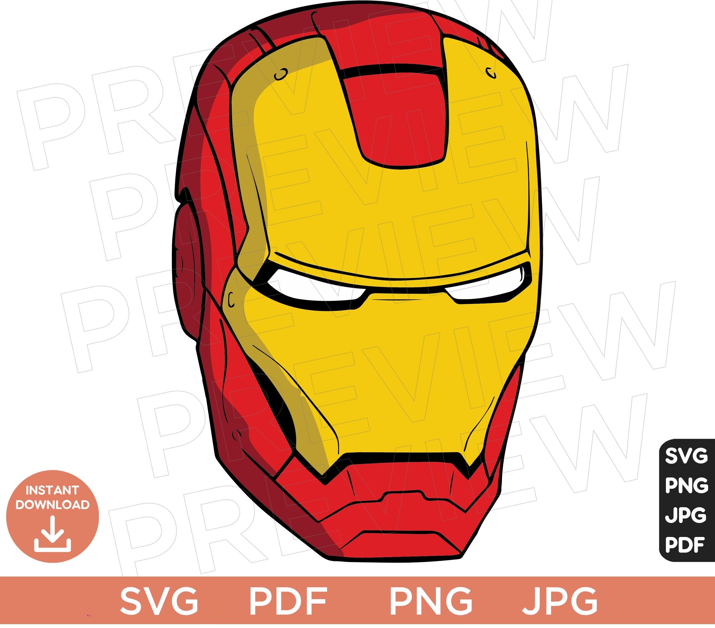 Iron Man Face Cartoon Images