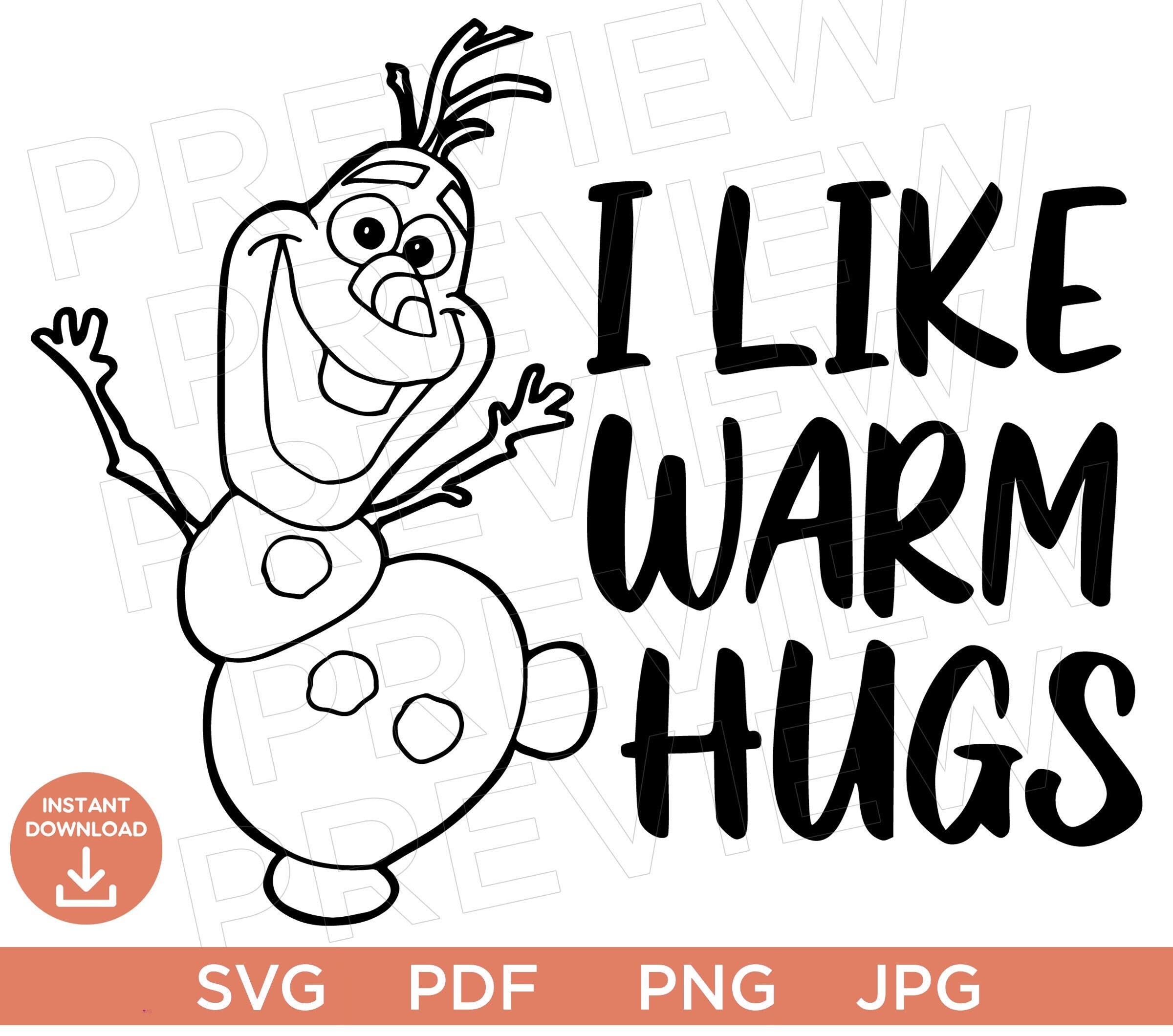 Frozen L Like Warm Hugs