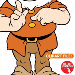 Doc Dwarf Vector SVG Snow White Seven Dwarfs SVG Grumpy - Etsy Australia