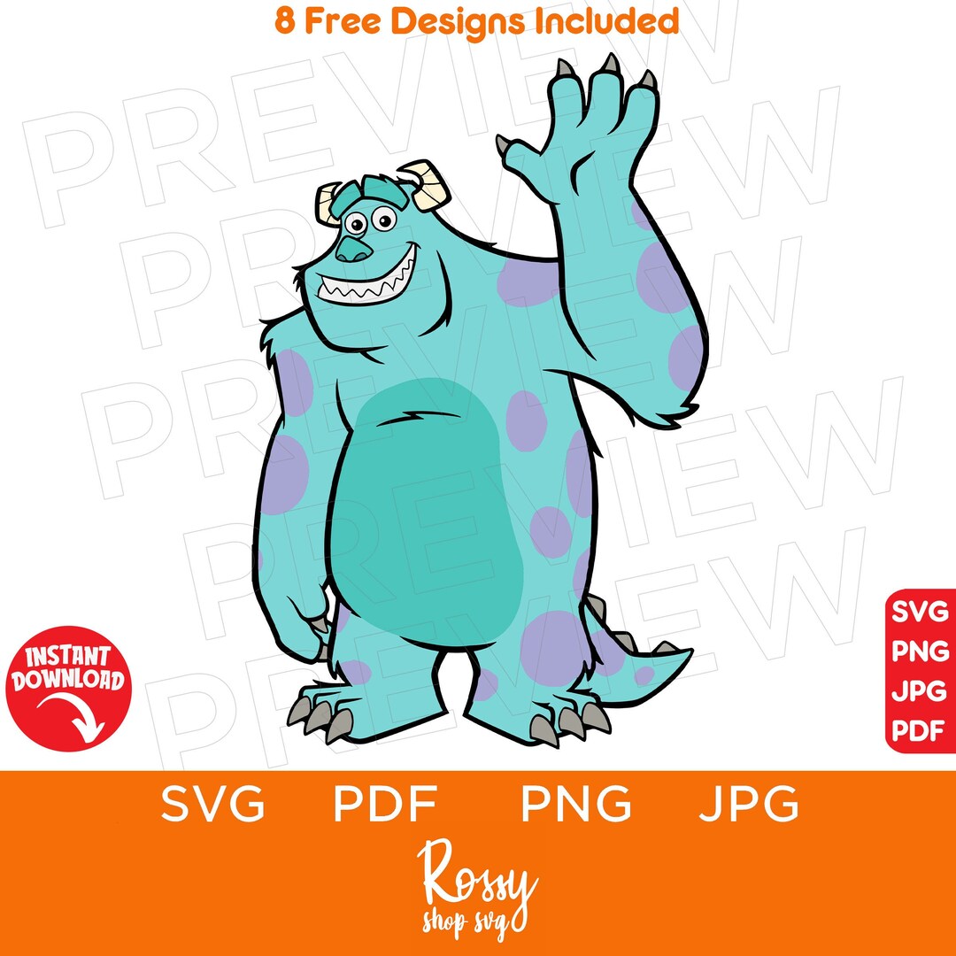 Monsters Svg Sully Cut File Cricut Family Vacation Svg - Etsy Australia
