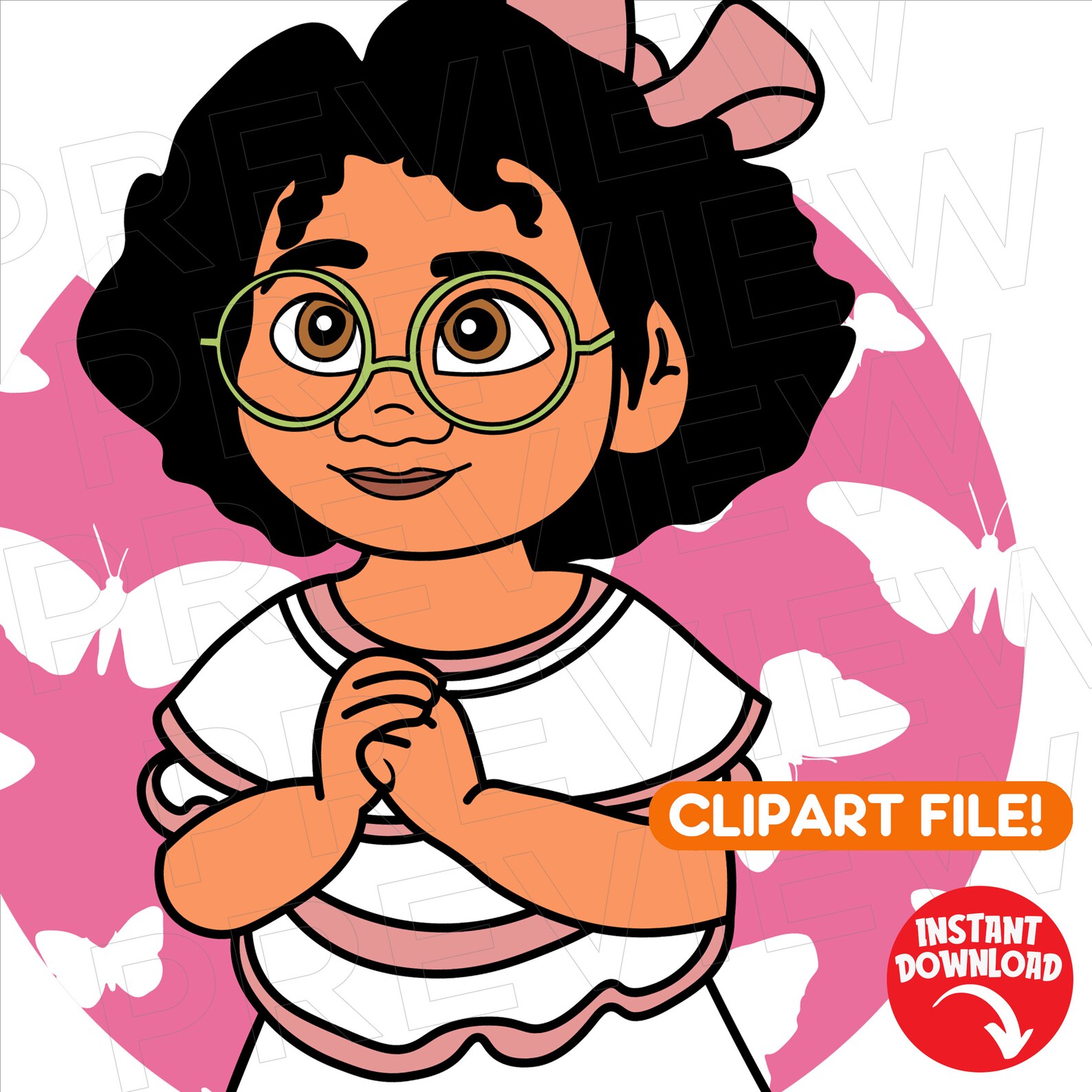 Baby Mirabel Encanto SVG Mirabel Svg Png Clipart SVG Cut File - Etsy Sweden