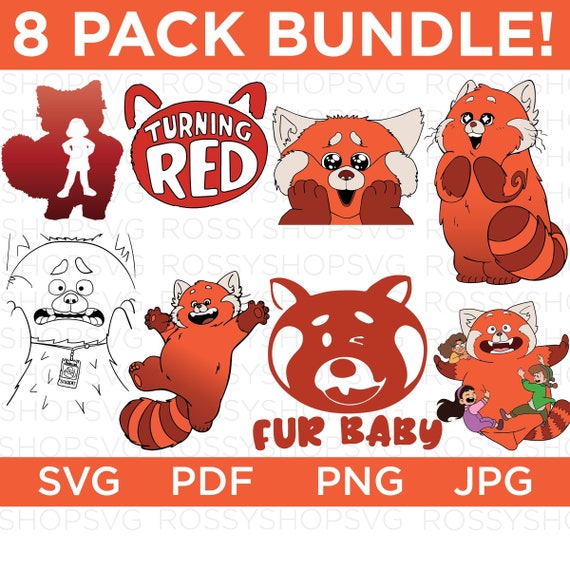Turning Red Bundle Svg Mei Lee Svg Red Panda Svg Meilin | Etsy Canada