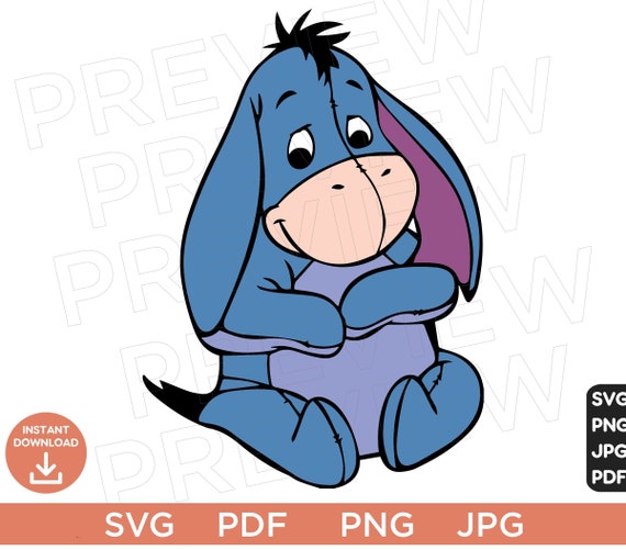 Winnie The Pooh Characters Eeyore Baby