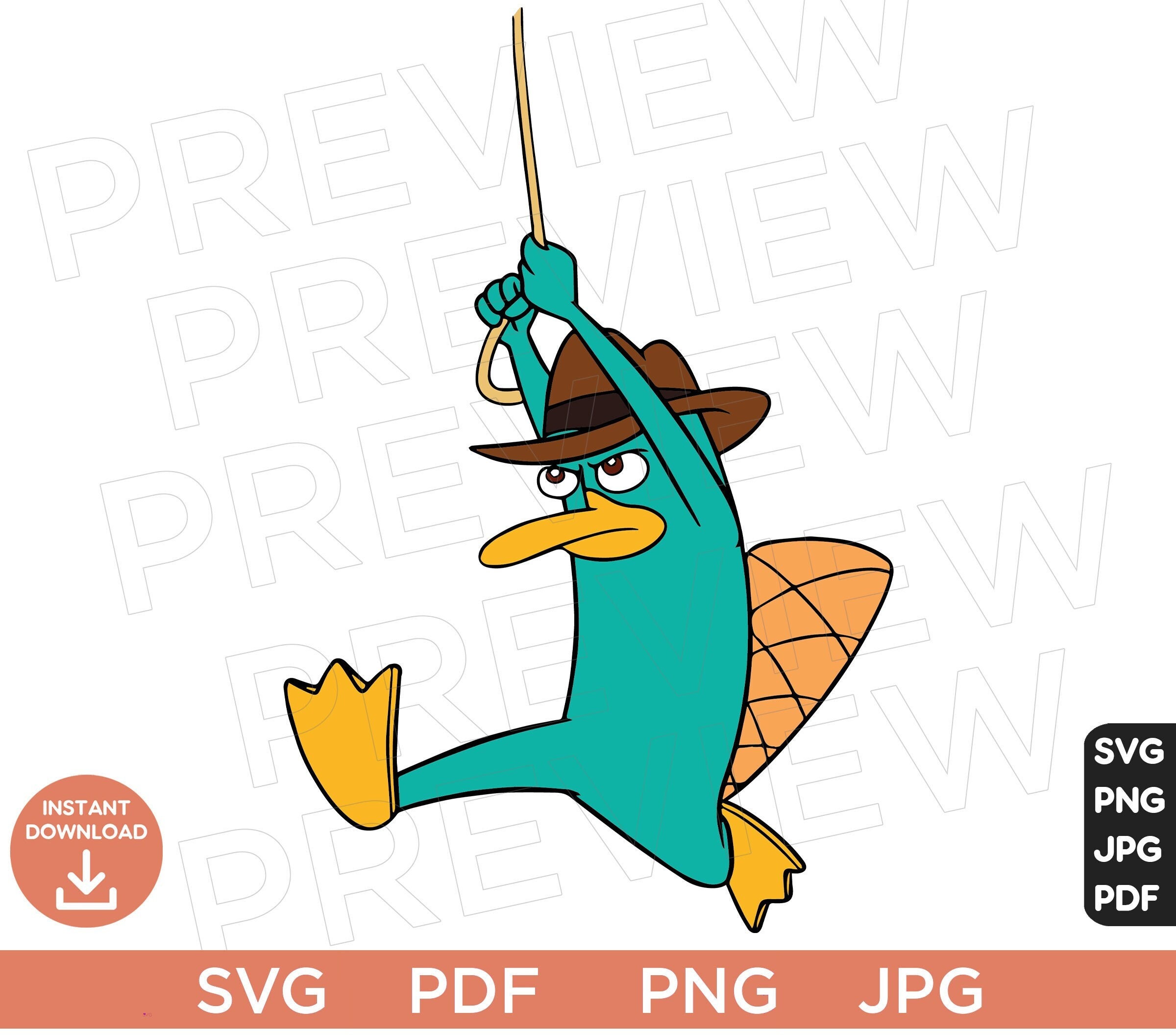 Perry The Platypus Clipart