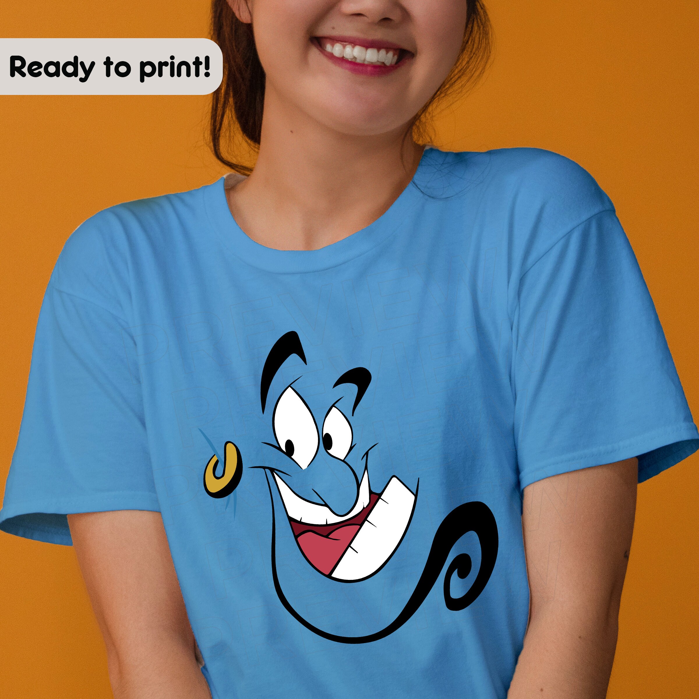 Genie Face SVG Aladdin Png Clipart Disneyland Ears Svg - Etsy Singapore