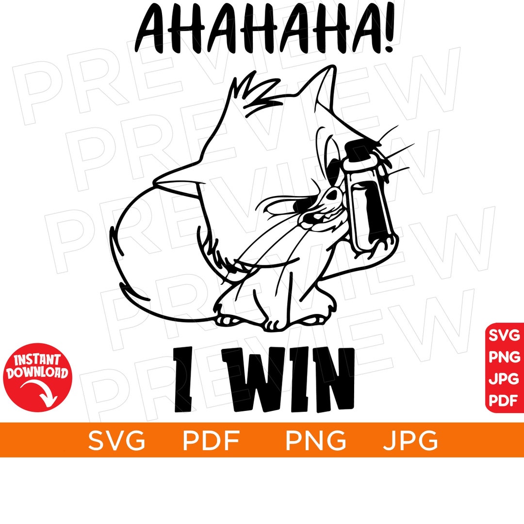 I Win Yzma Cat SVG the Emperor's New Groove SVG Kuzco Svg - Etsy