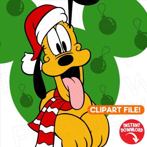 Pluto Christmas Clipart