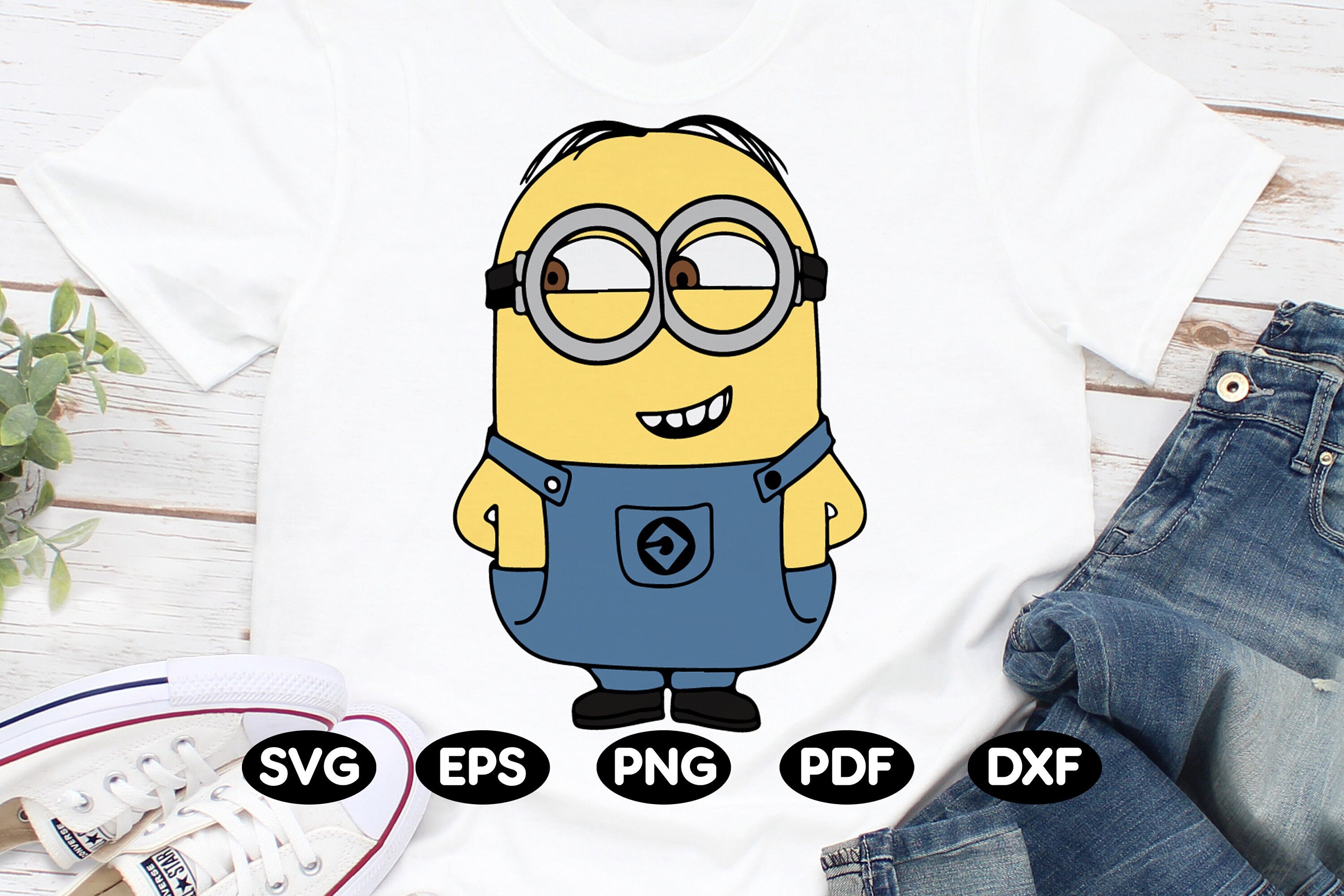 Minion Shirt Stencil