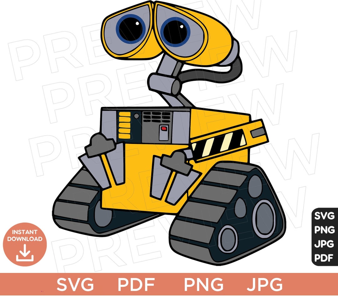 Buy Wall-e Vector SVG WALL-E Svg Disneyland Ears SVG Vector in Online ...