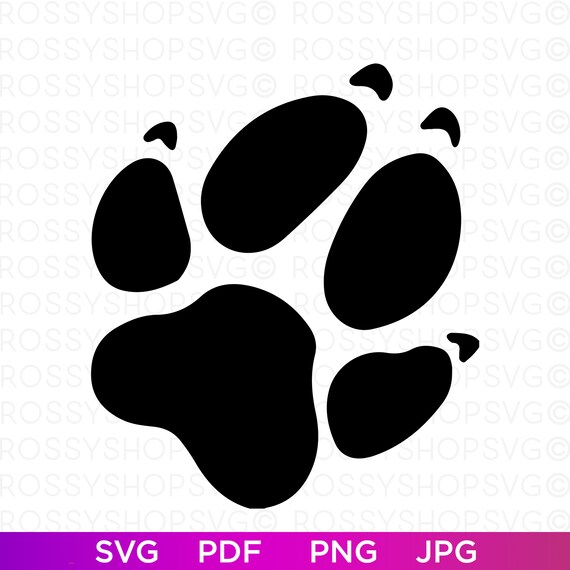 Dog Paw Svg Dog Svg Animal Paw Svg Animal Svg Dog Paw | Etsy