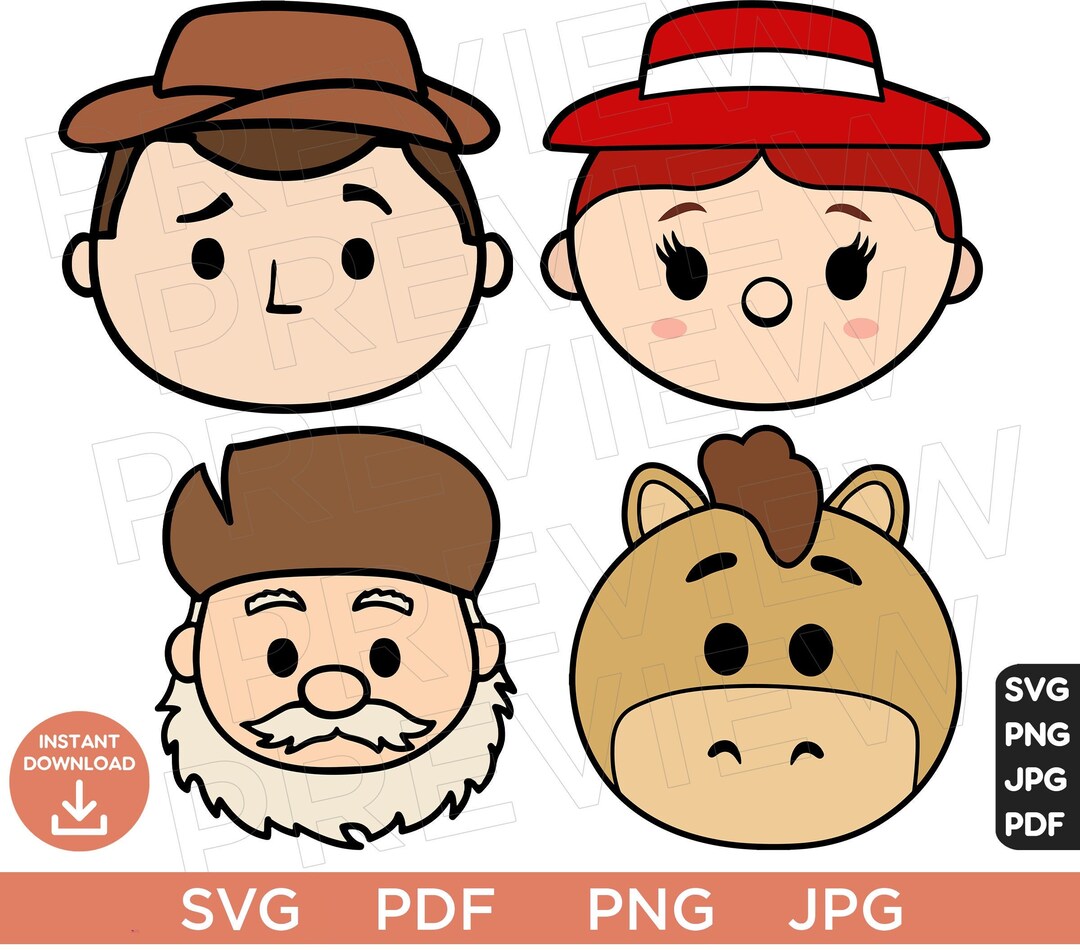Cute Bundle Svg Toy Story SVG Woody Svg Jessie Svg - Etsy New Zealand