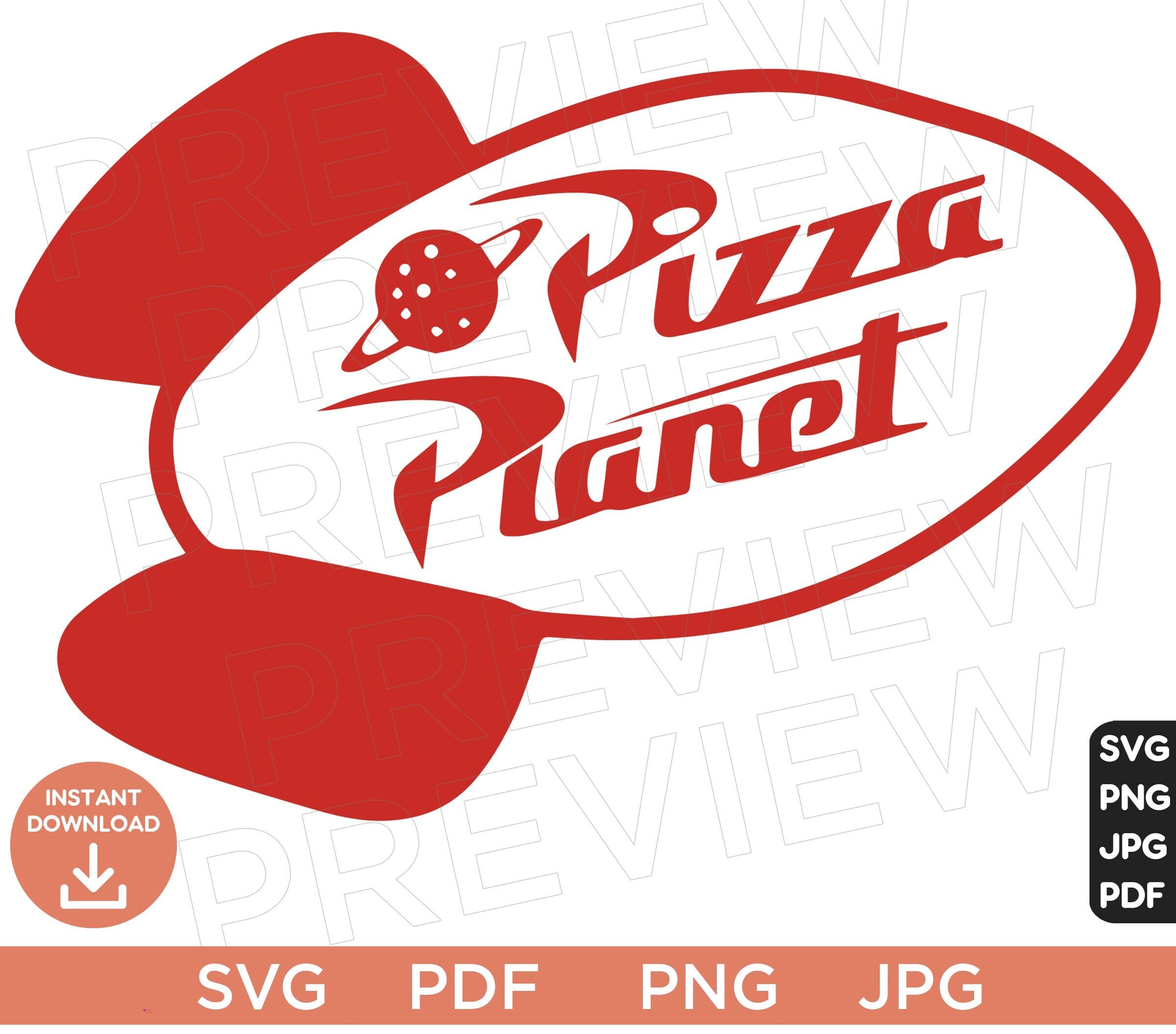 Pizza Planet Svg Toy Story Svg Ears Svg Png Clipart Cricut - Etsy