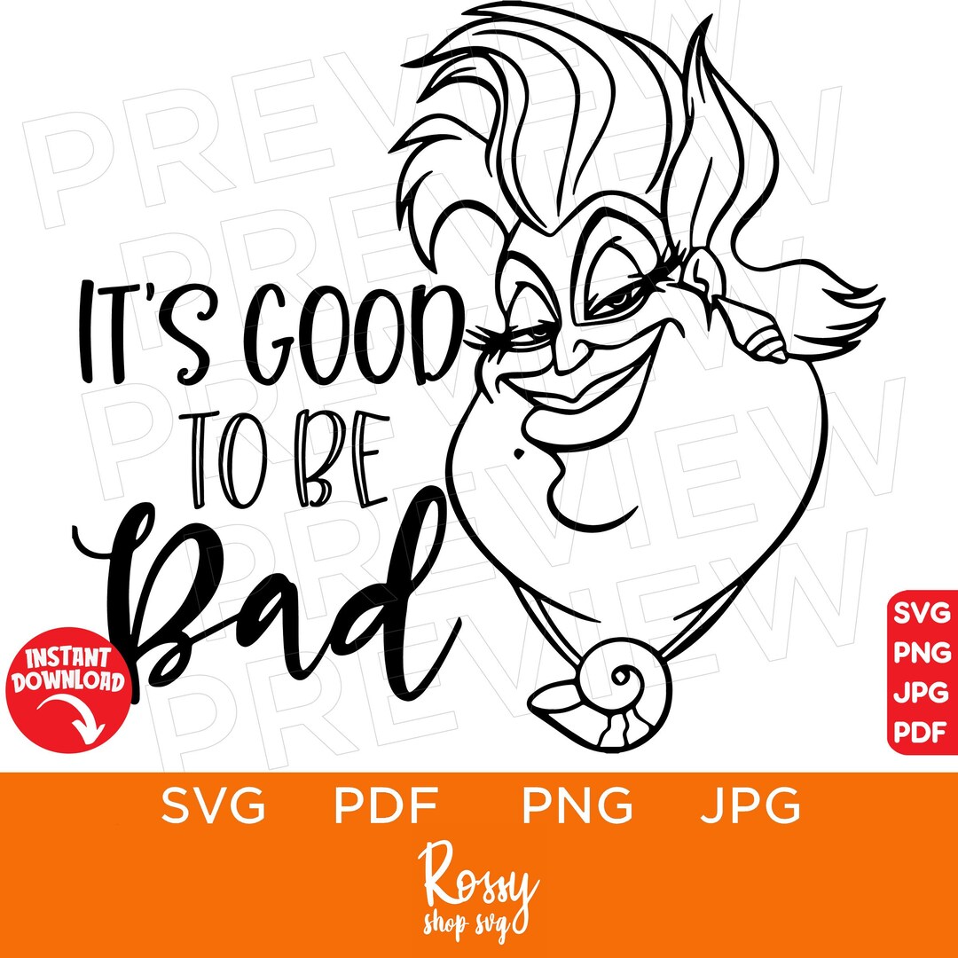It's Good to Be Bad Svg Toy Story Svg Disneyland Ears - Etsy