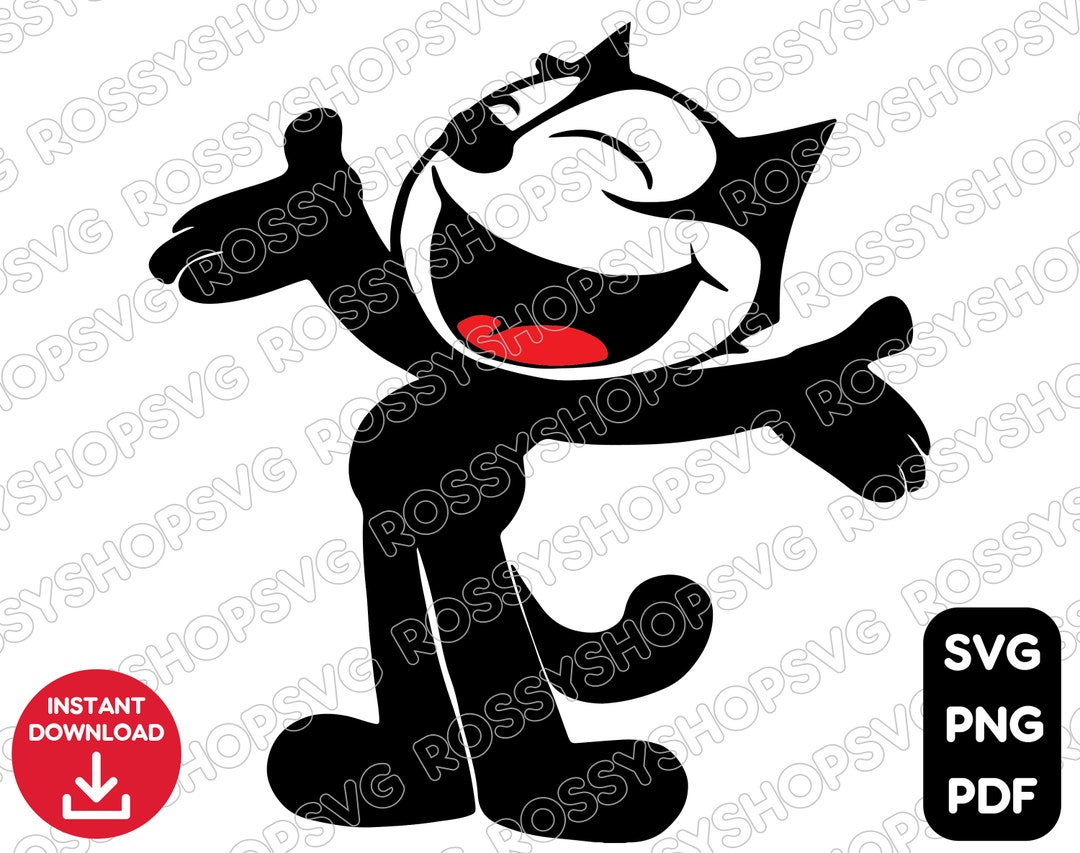 Felix the Cat SVG PNG PDF / T-shirt Svg / Cutting File / - Etsy Australia