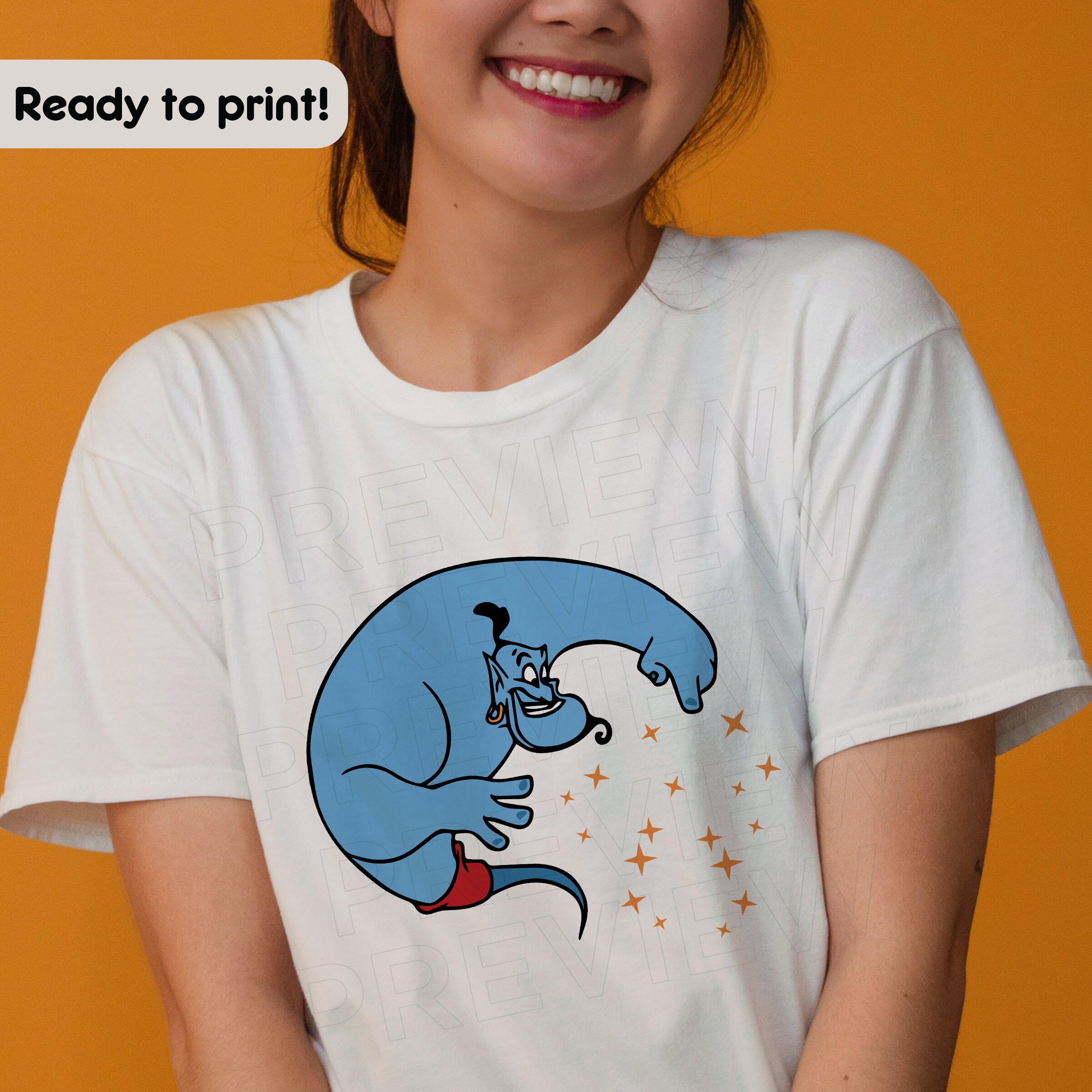 Genie Face SVG Aladdin png clipart Disneyland ears svg - Etsy México