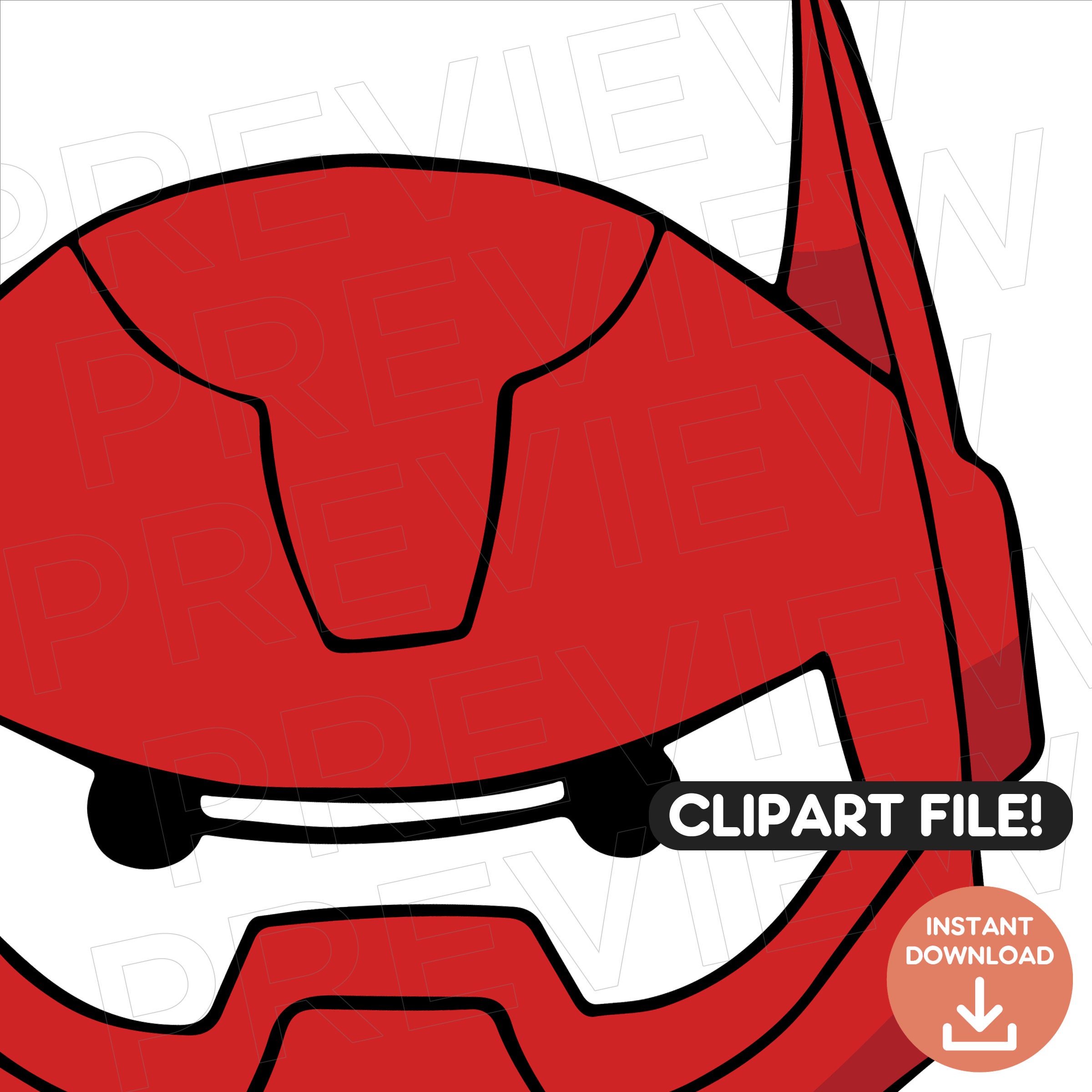 Baymax Vector Face SVG Big Hero png clipart Disneyland ears - Etsy México