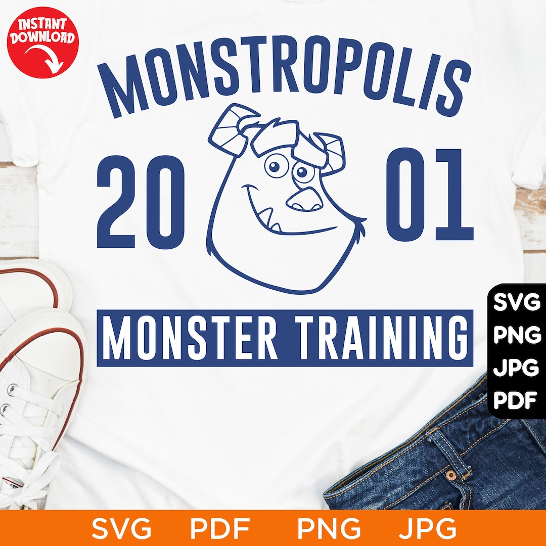 Monster Training Svg Monsters Inc SVG mike wazowski Boo - Etsy Portugal