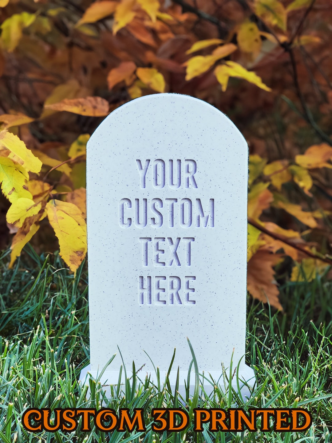 Personalized Mini Tombstone - 3D Printed || Halloween Decor, Cake Top ...