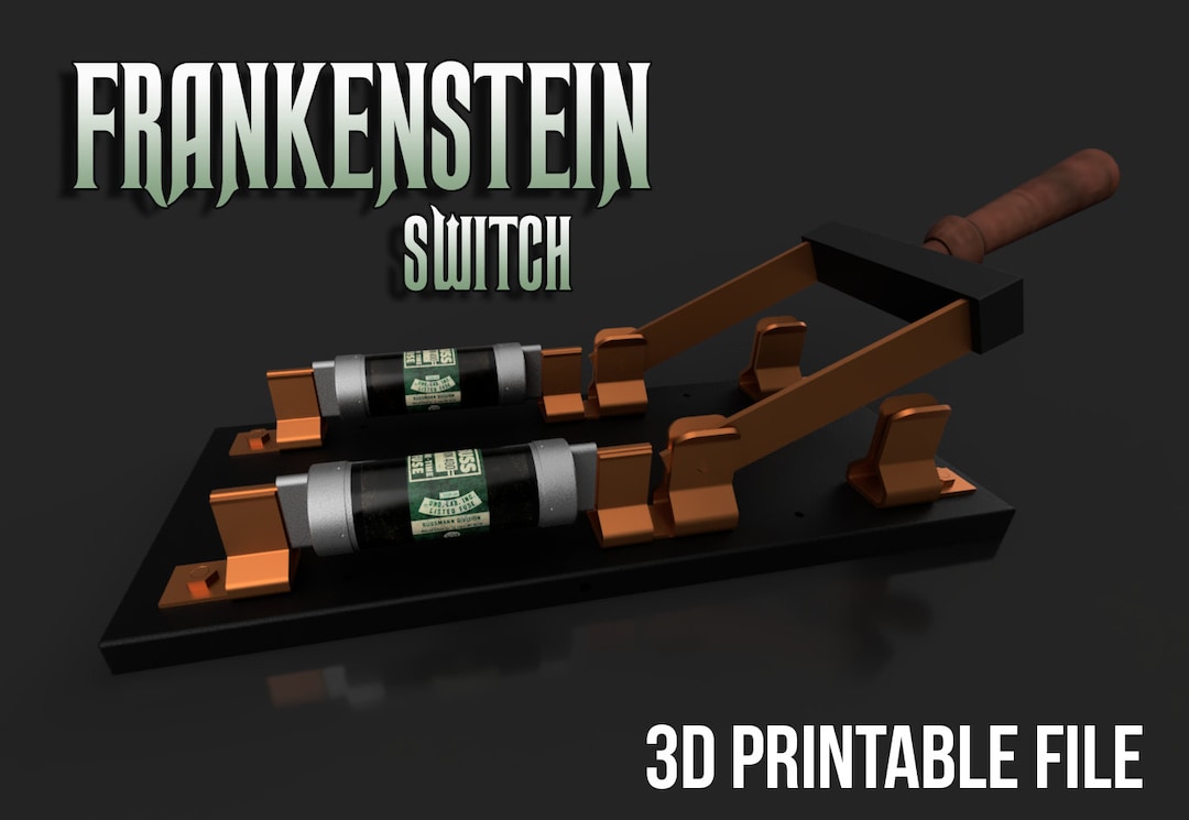Frankenstein Switch - Vintage Electrical Replica - 3d Printable DIGITAL ...