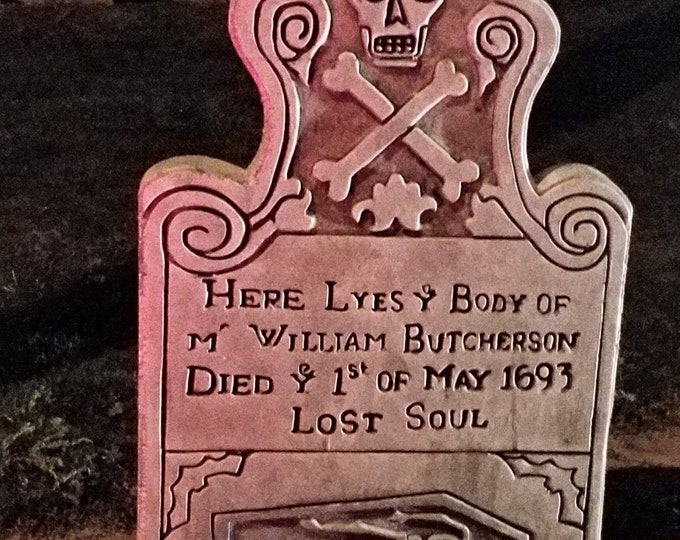 Hocus Pocus - Billy Butcherson Tombstone - Movie Prop Reproduction - Etsy