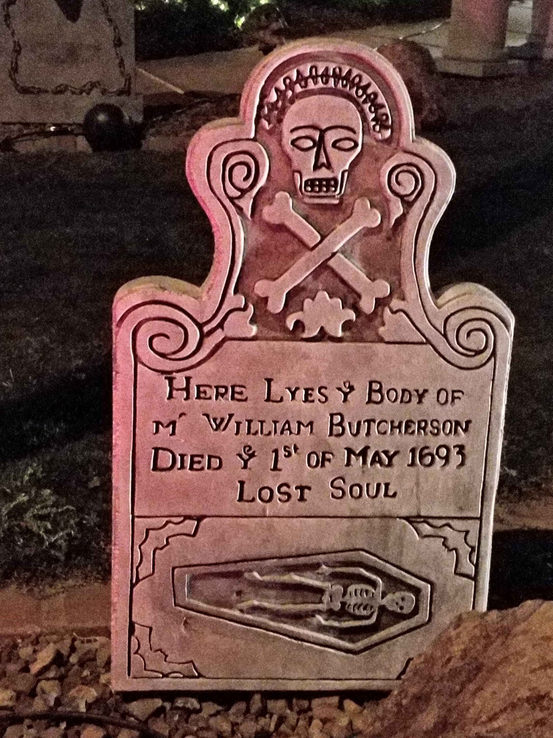 Hocus Pocus Billy Butcherson Tombstone Movie Prop - Etsy Australia