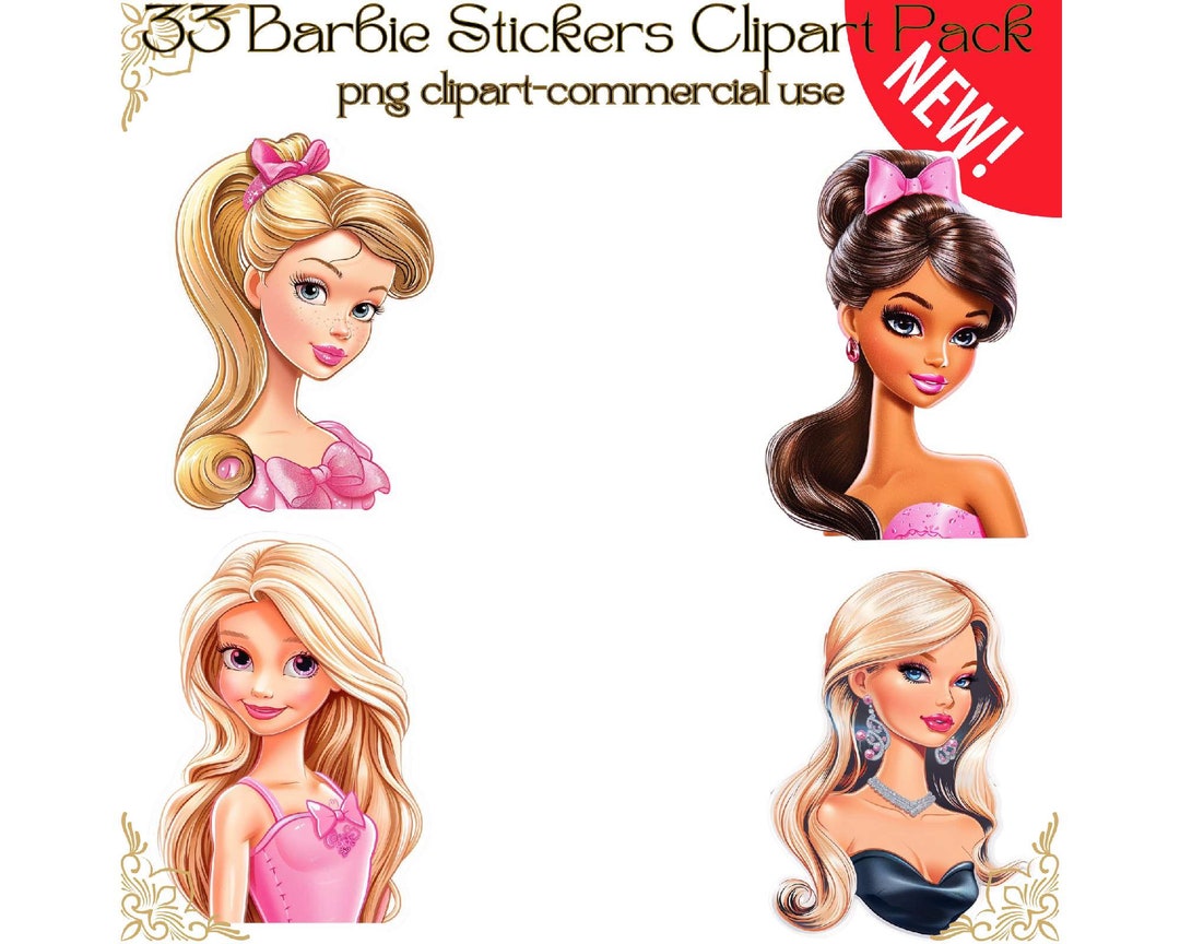 33 Barb Stickers Clipart /DIGITAL DOWNLOAD/ CLIPART - Etsy