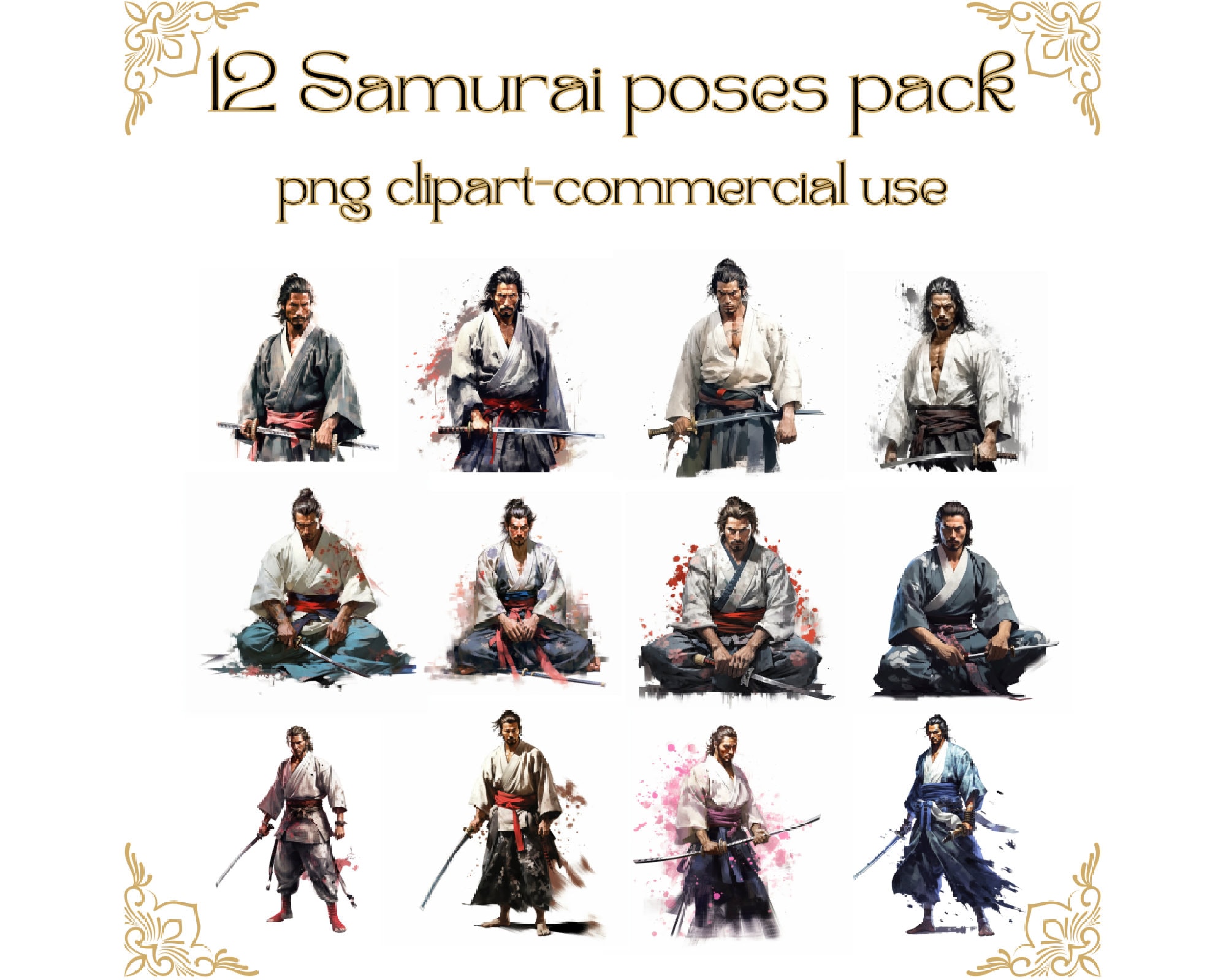 Samurai Poses