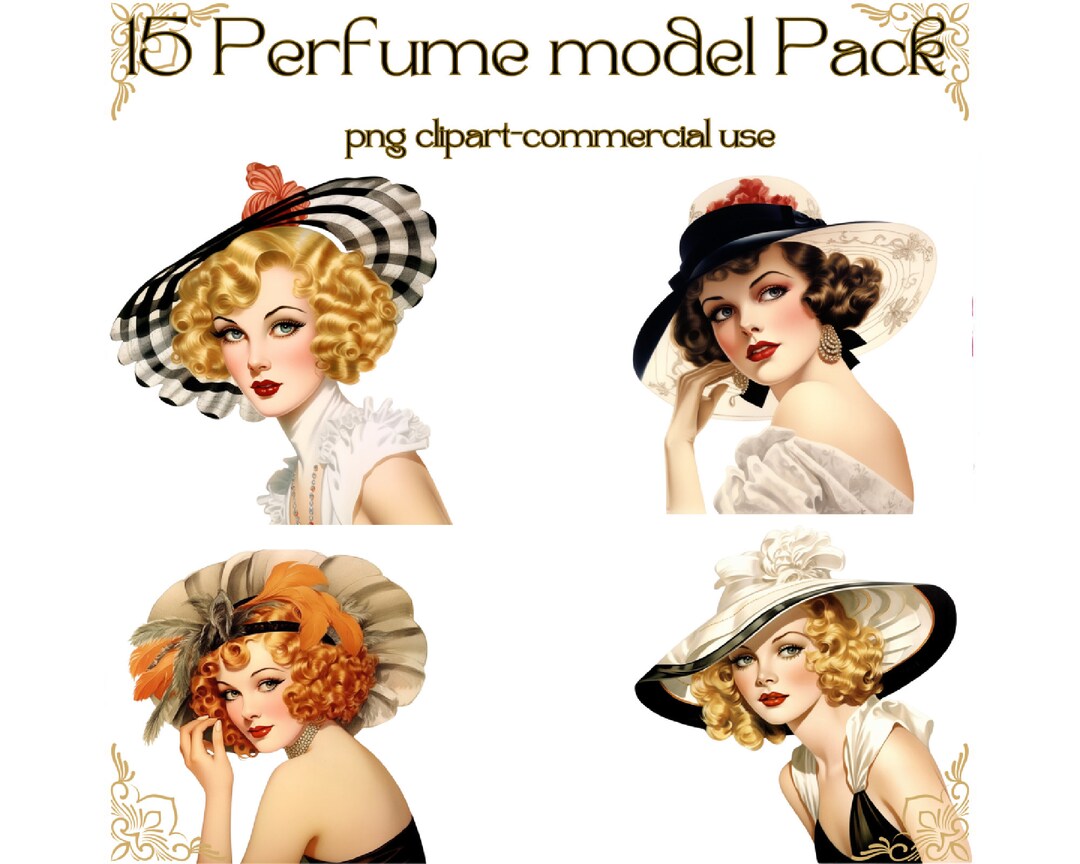 15 Perfume Model Pack /CLIPART/DIGITAL DOWNLOAD - Etsy