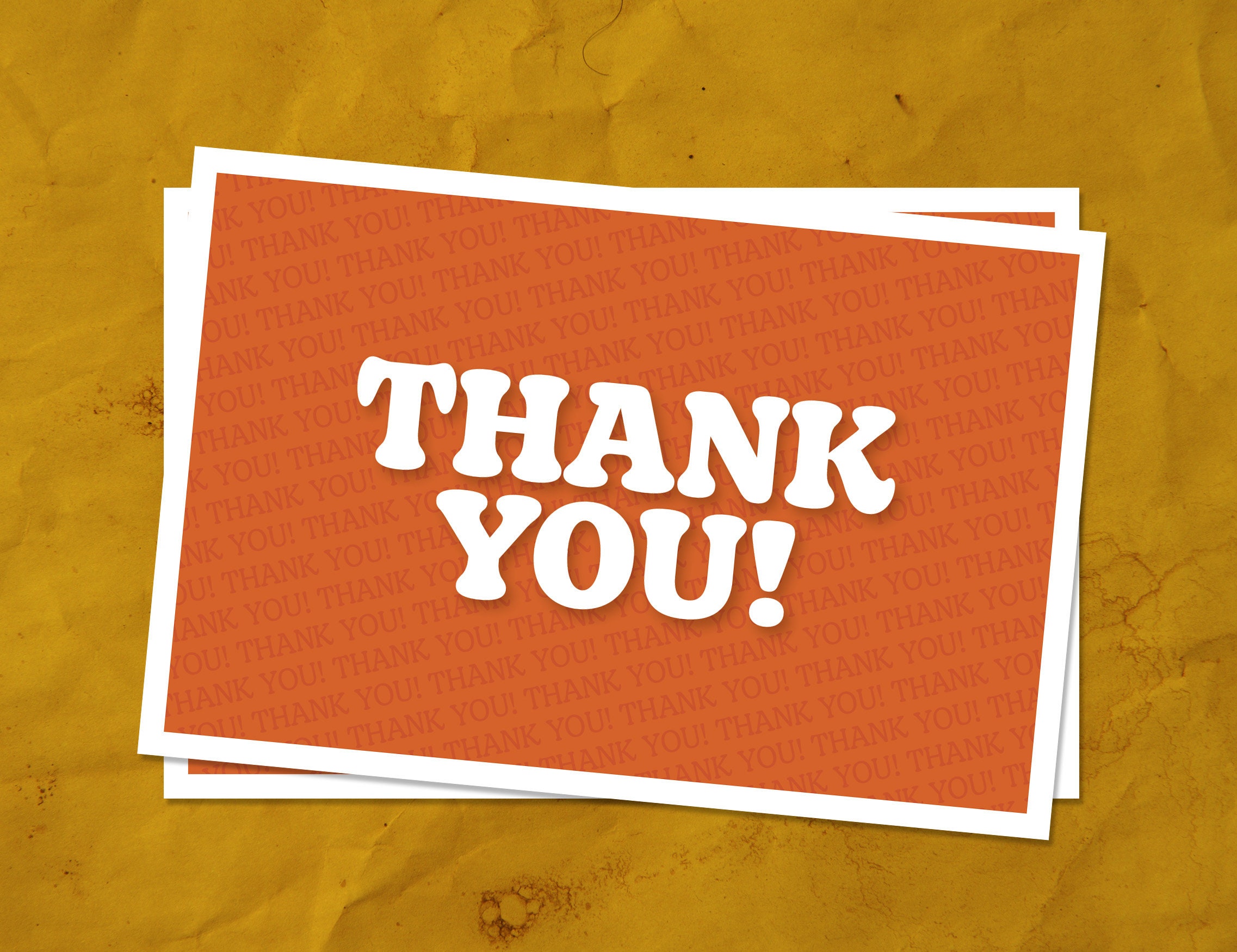 Printable Thank You Card 4"x6" - Etsy