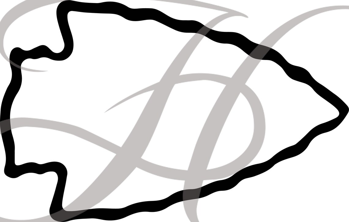 Arrowhead Digital File Ai Dxf Eps Jpg Png Svg - Etsy