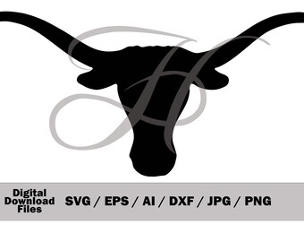 Longhorn Svg | Etsy
