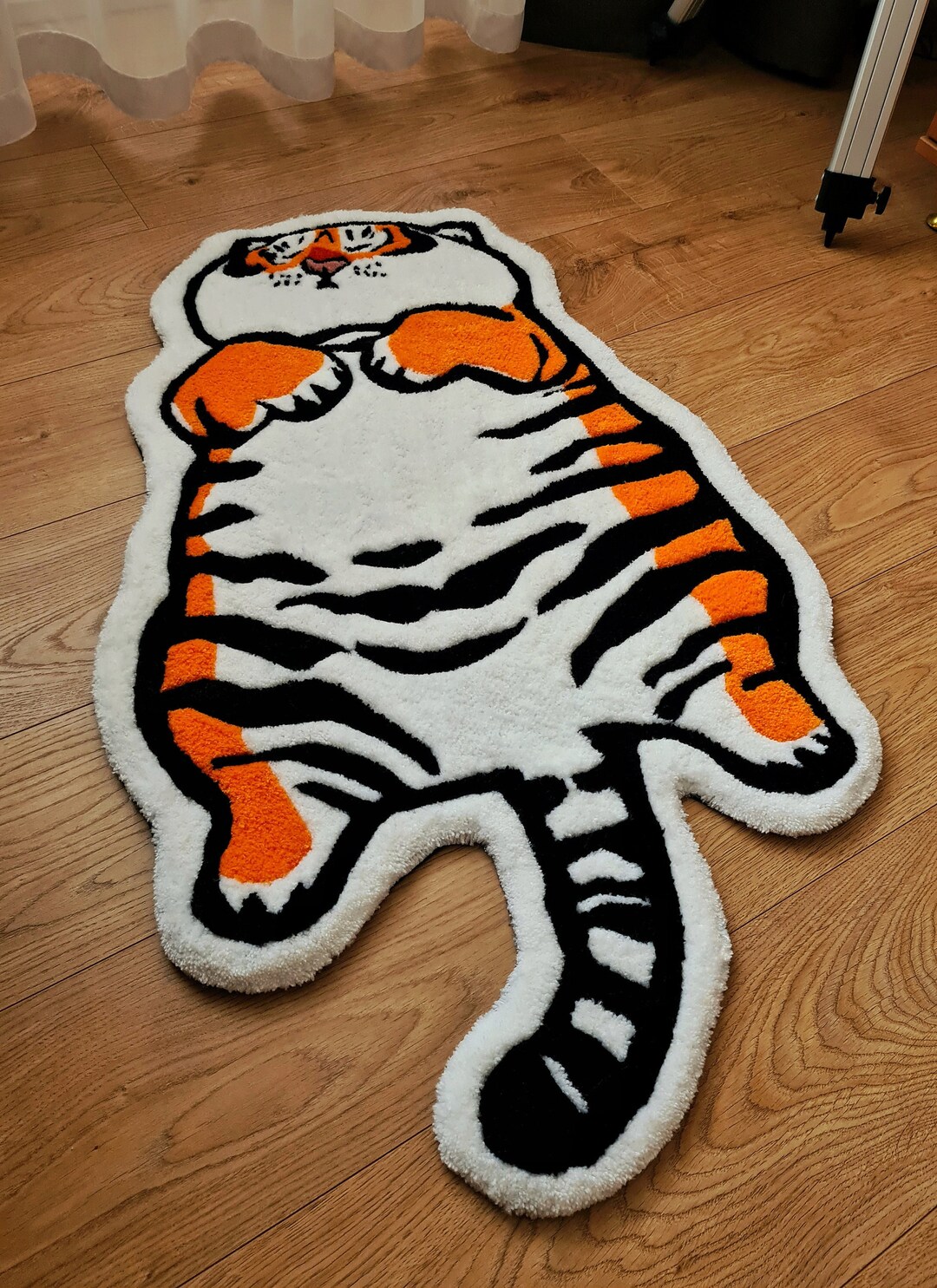 Handmade Tufted Tiger Rug - Adorable Nursery Decor for Animal Lovers ...