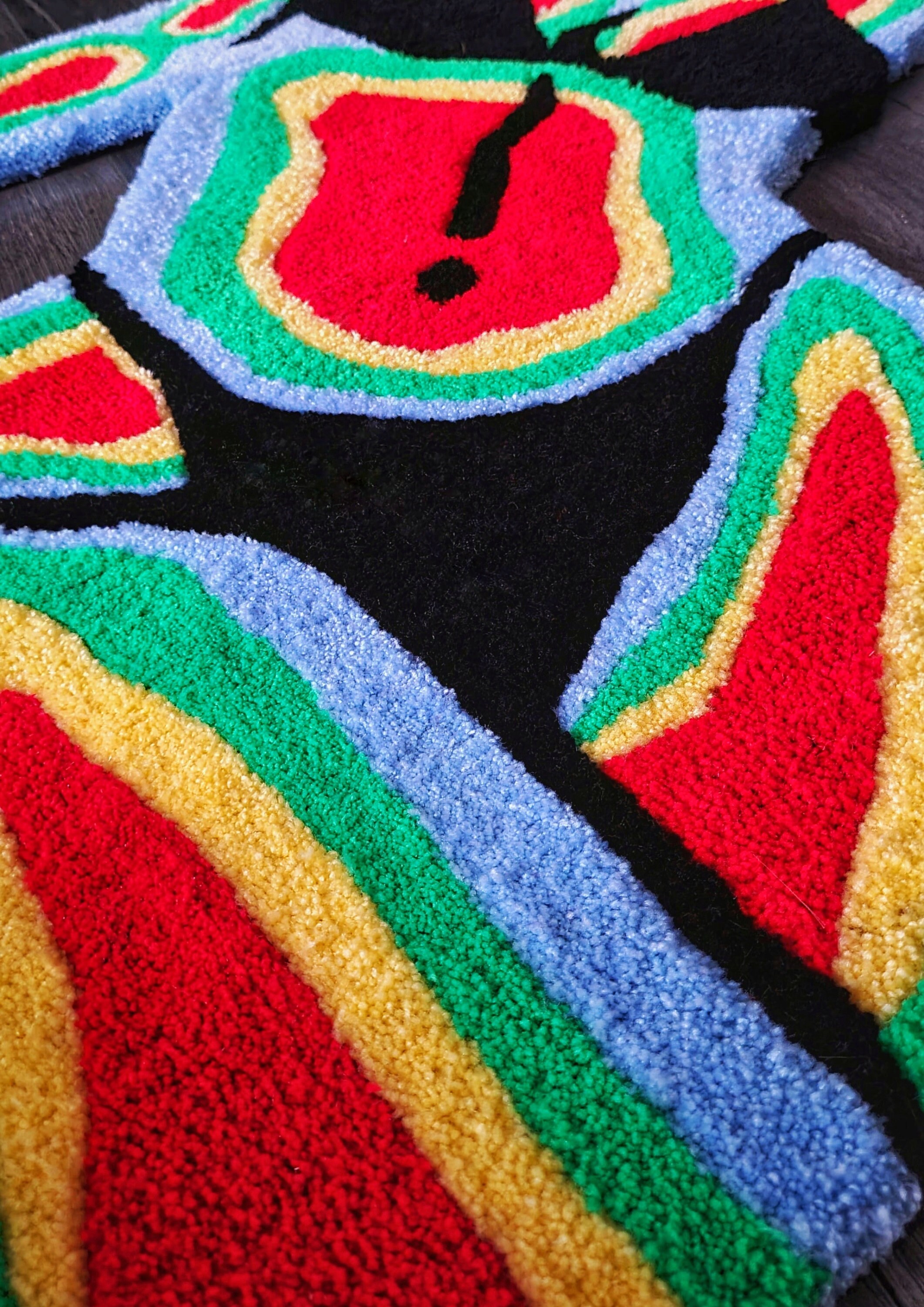 Tufted Female Form Rug: Modern Silhouette Wool Blend Accent Rug - Etsy