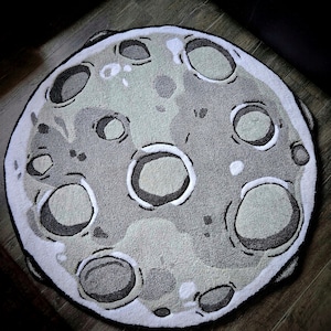 Handmade 3D Earth Tufted Rug Space-themed Bedroom Decor & Unique Gift ...