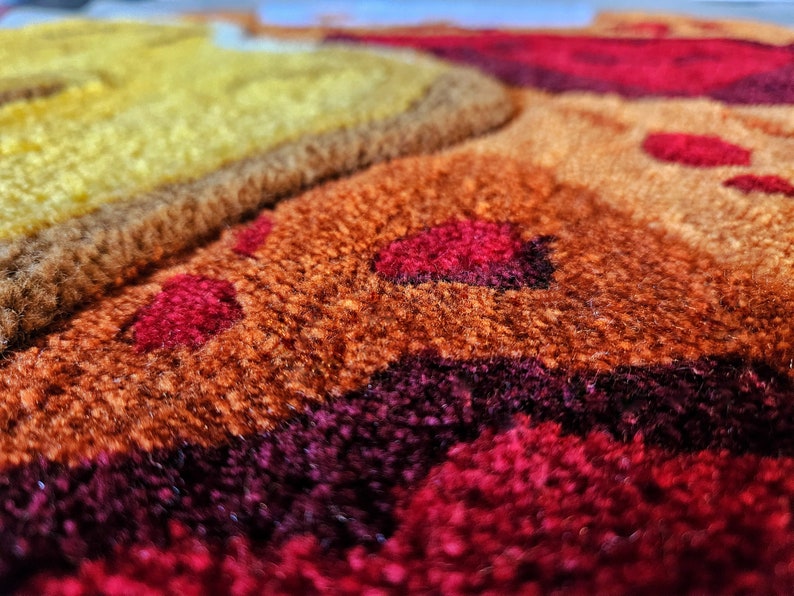 Handmade Mars Planet Tufted Rug With 3D Cut-out Design - Etsy