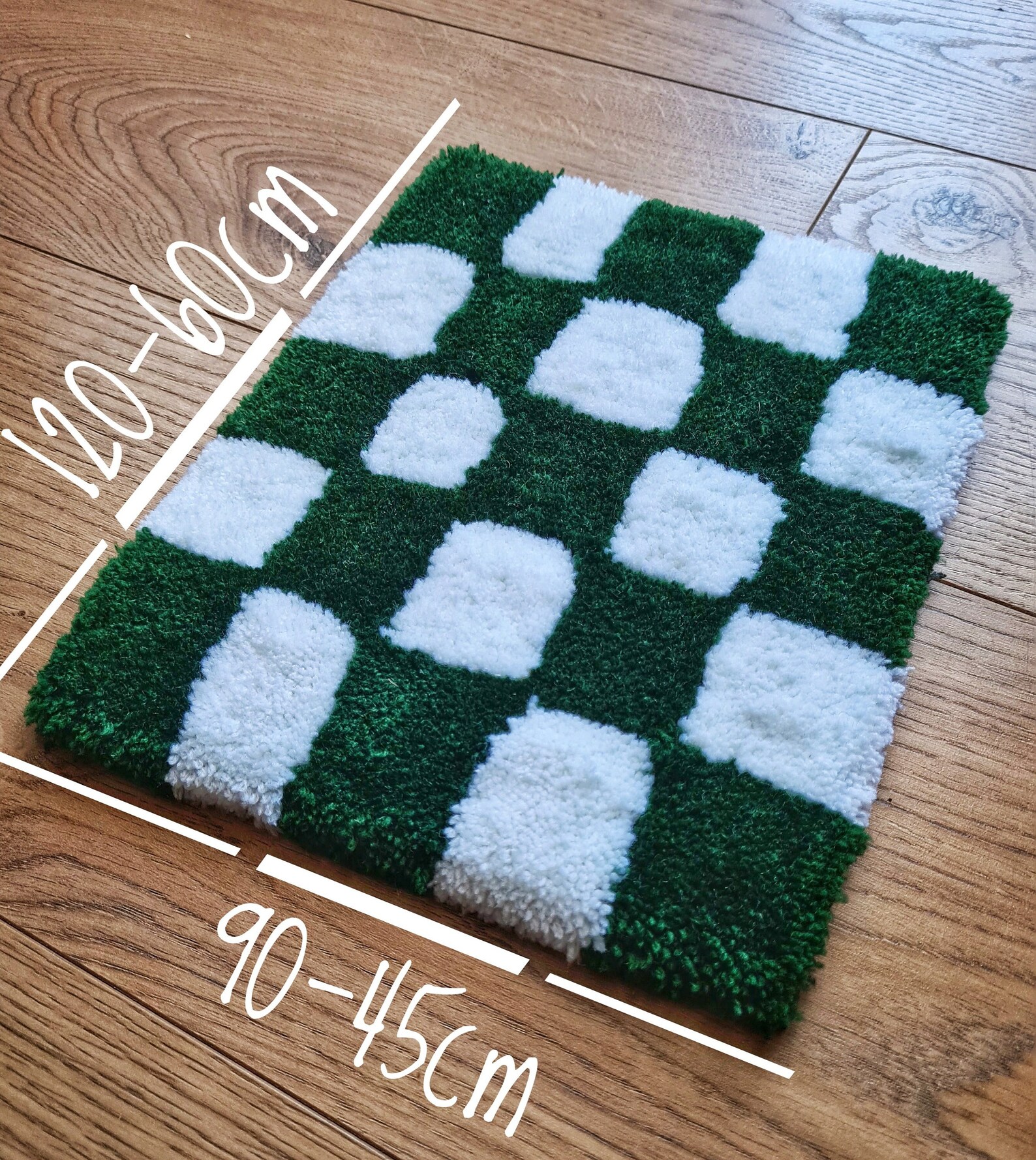 Handmade Tufted Rug Chess Board Print Simple Multiple Color - Etsy