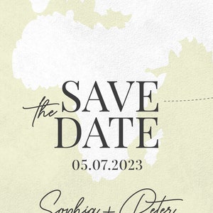 Destination Save the Date Video Invitation, World Map Digital Animated ...