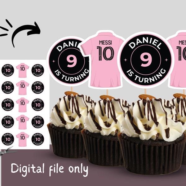 Inter Miami Cake Topper - Etsy Australia