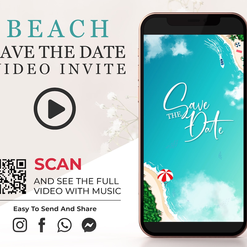 Party Save the Date - Etsy